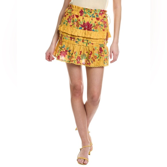 FARM Rio | Skirts | Farm Rio Flower Dream Mini Skirt | Poshmark